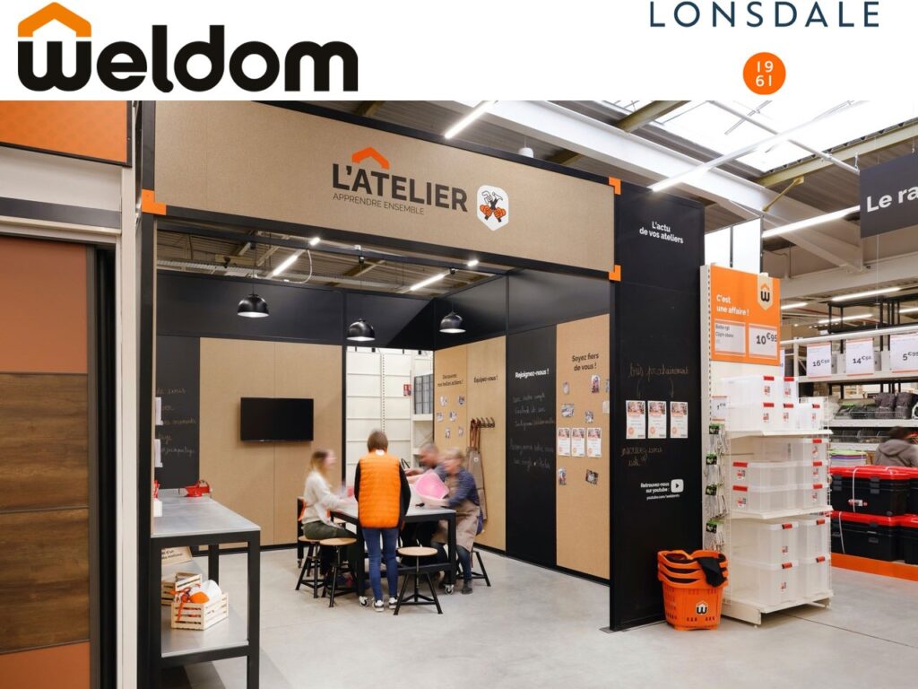 WELDOM REDEFINIT SON CONCEPT POINT DE VENTE AVEC LONSDALE AKDV ...