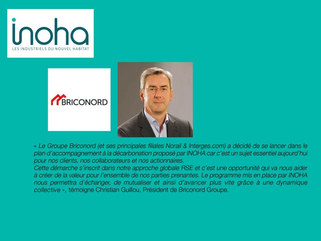 INOHA accompagne un premier groupe d’industriels adhérents dans la ...