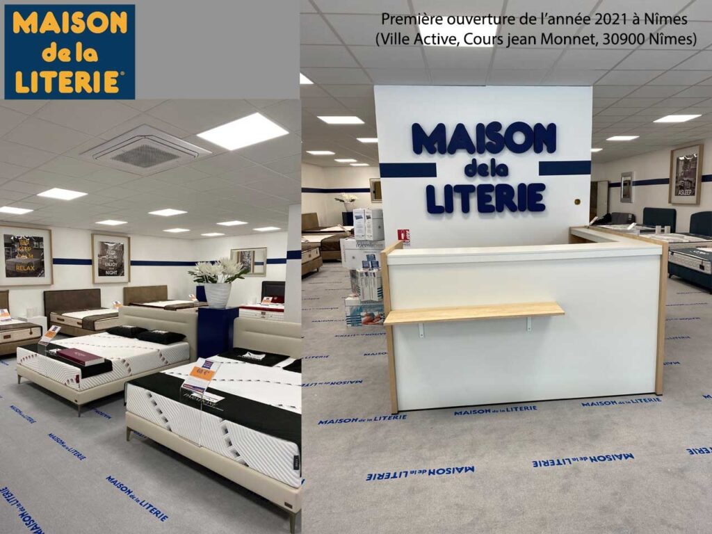 Maison de la Literie ouvre l'année 2021 avec l'ouverture de Nîmes par ...