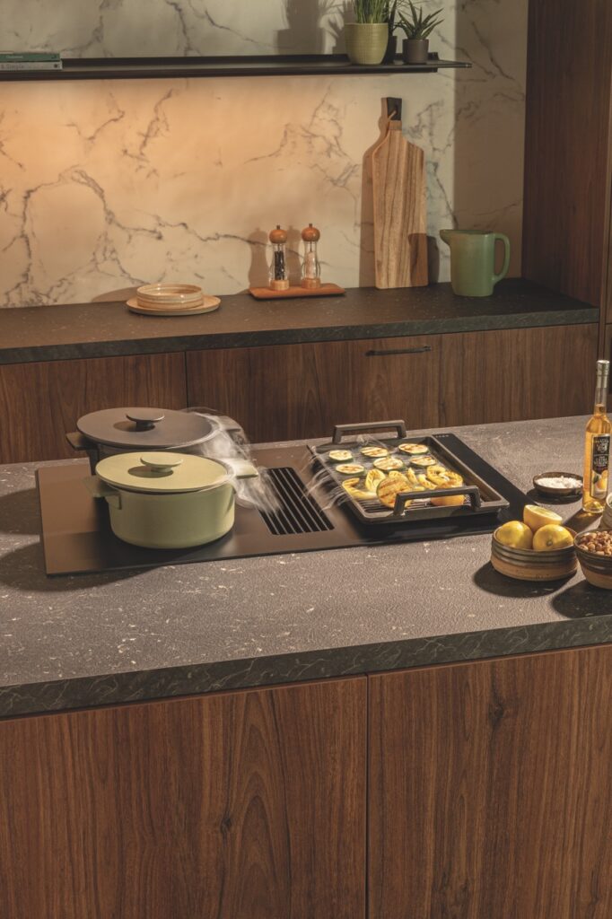 Easy Matte Line, la plaque de cuisson avec hotte intégrée signée Novy ...